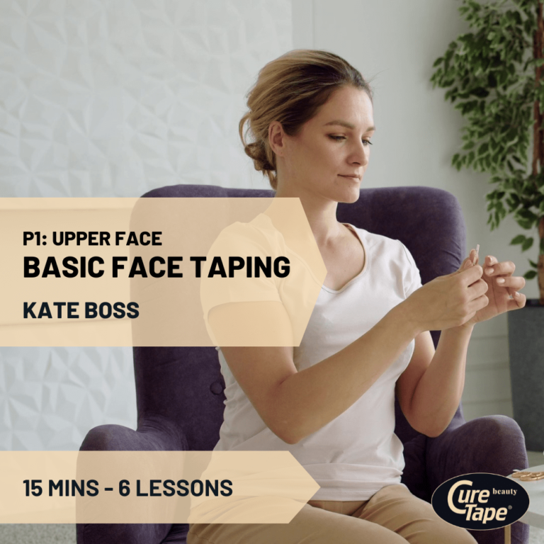 Online Course Basic Face Taping for the Upper Face - 15 min