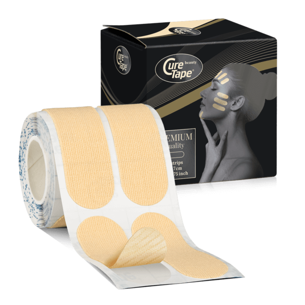 CureTape® Beauty – Kinesiology Tape for face Pre Cut (60 strips)